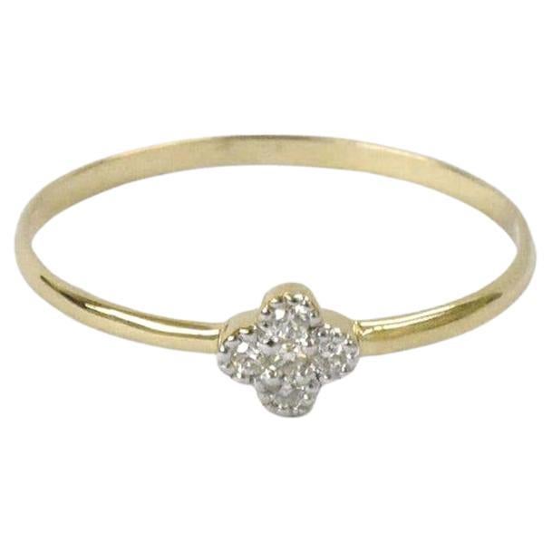 Diamond Clover Ring For Sale at 1stDibs