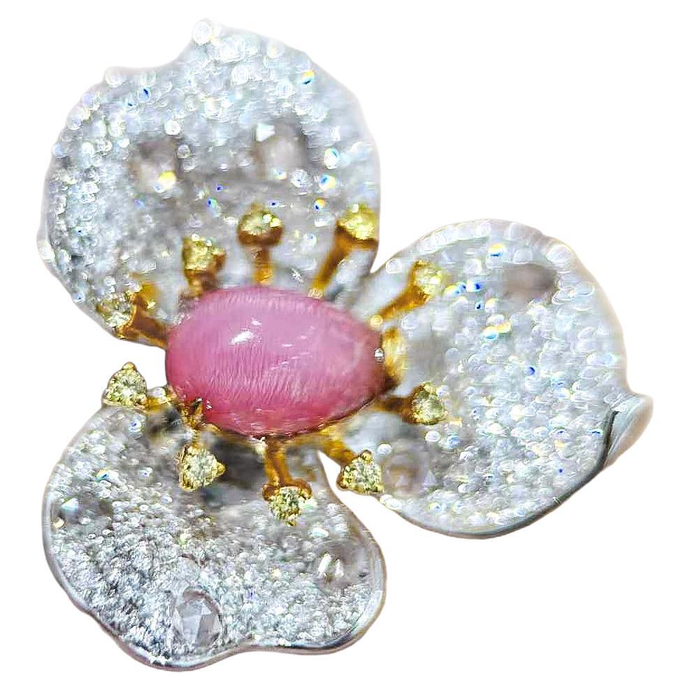 Convertible 2-in-1 Conch Pearl Jewelry with 18K Gold 1.05ct Diamonds ...