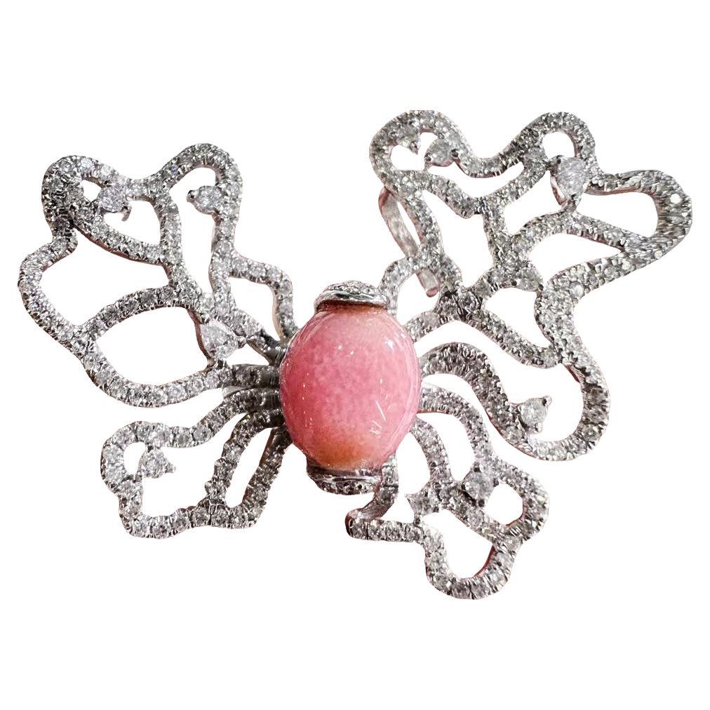 Convertible 2-in-1 Conch Pearl Jewelry with 18K Gold 1.05ct Diamonds ...