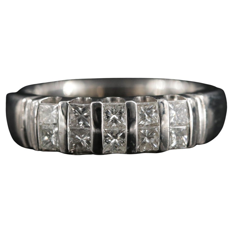 Customizable Vintage Diamond Wedding Band, Diamond Wedding Ring For Her ...