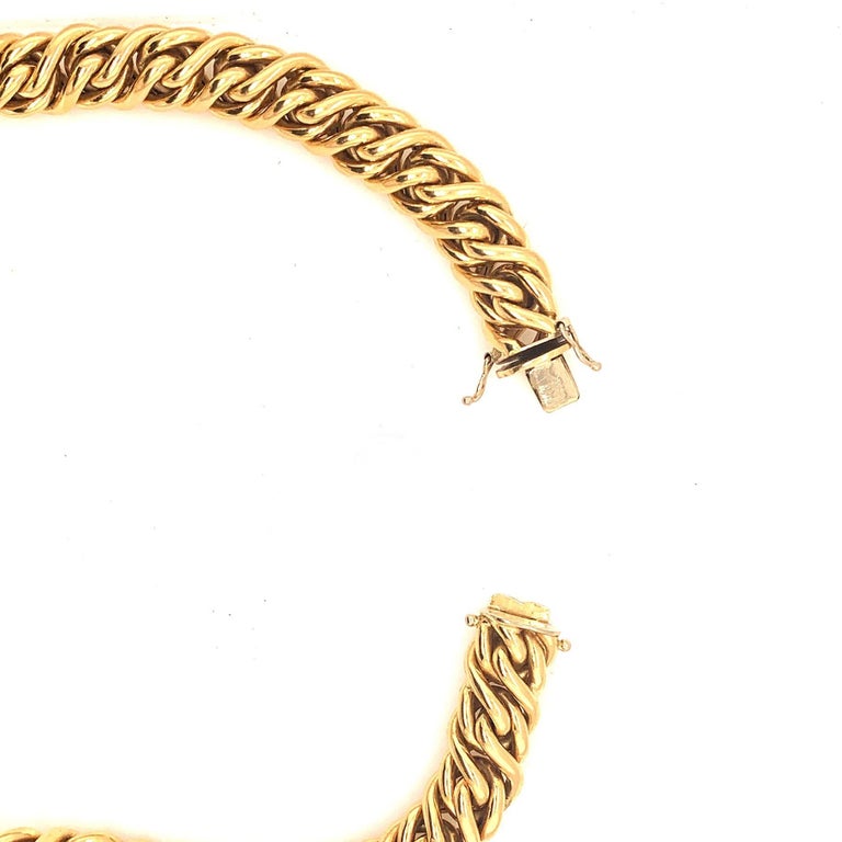 18 Karat Gold Italian Necklace at 1stDibs | italian 18k gold jewelry ...