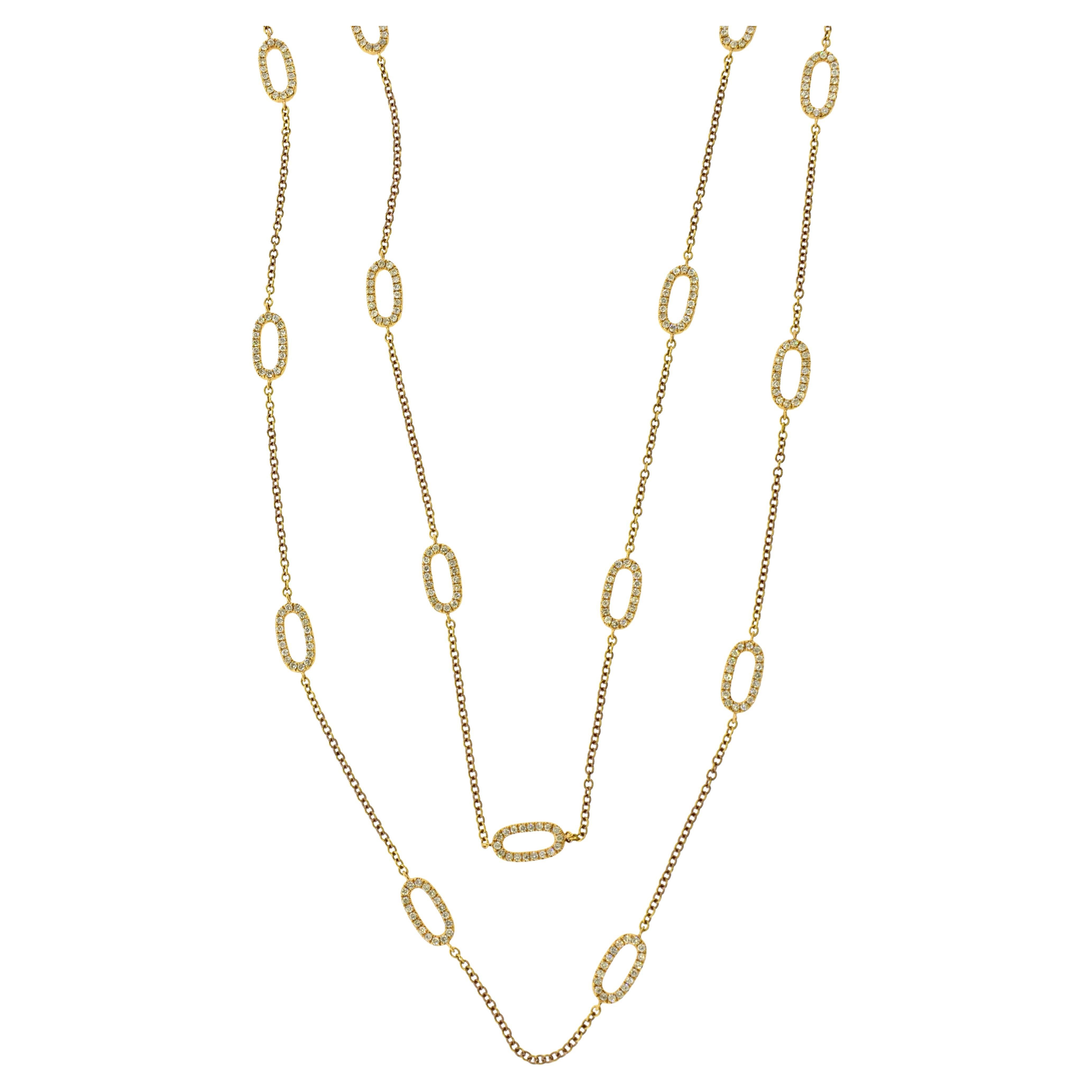 Victorian Long Gold Chain with Coral Drops, circa 1880. For Sale at 1stDibs