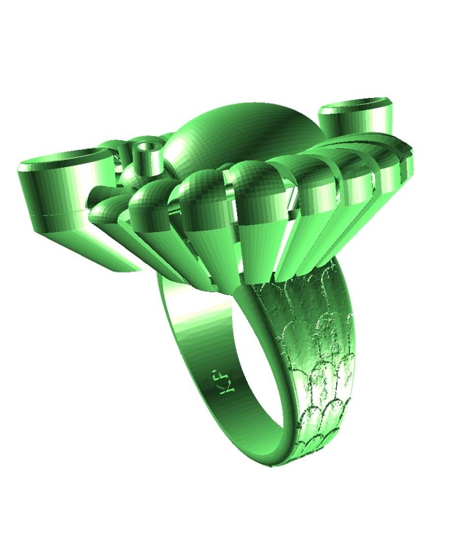 18K Gold with Garnet and Diamonds Mehi Scarab Ring For Sale at 1stDibs