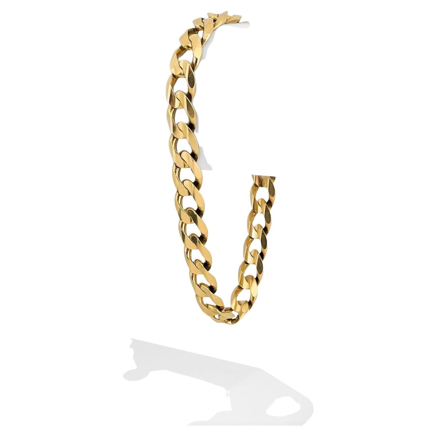 Sauro 18 Karat Gold Men's Bracelet at 1stDibs