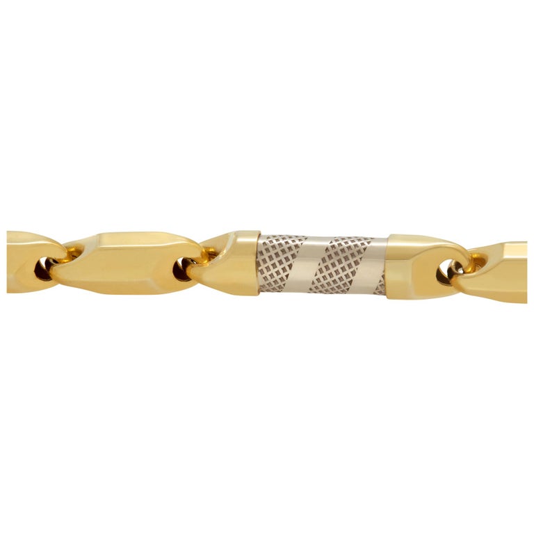 18k Necklace / Chain Bar Link For Sale at 1stDibs