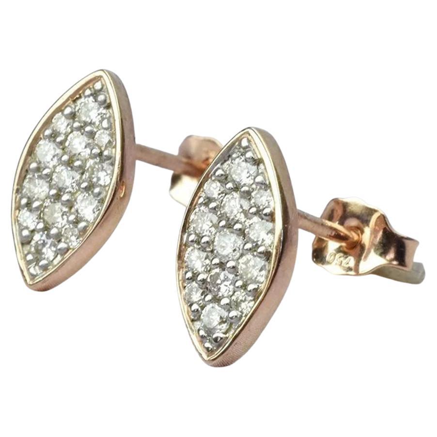 Contemporary Diamond Earrings, Marquise Cut Diamonds, Paul Spurgeon ...