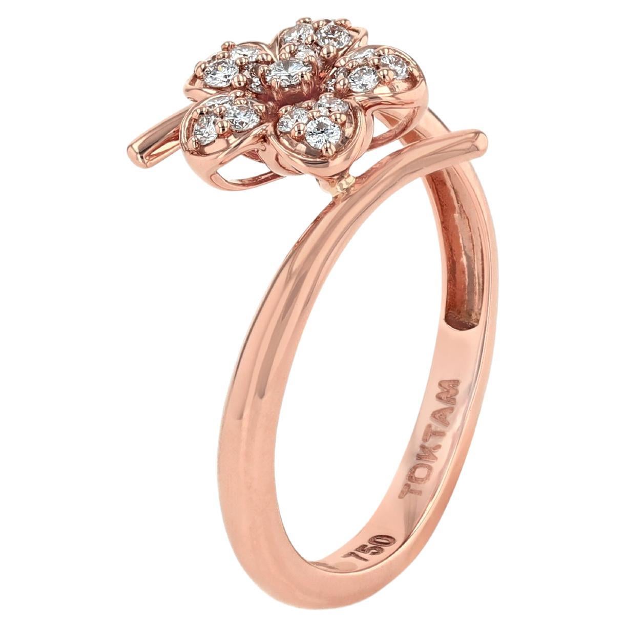 ARTS and CRAFTS Romantic Ring 'Wine and Roses' at 1stDibs