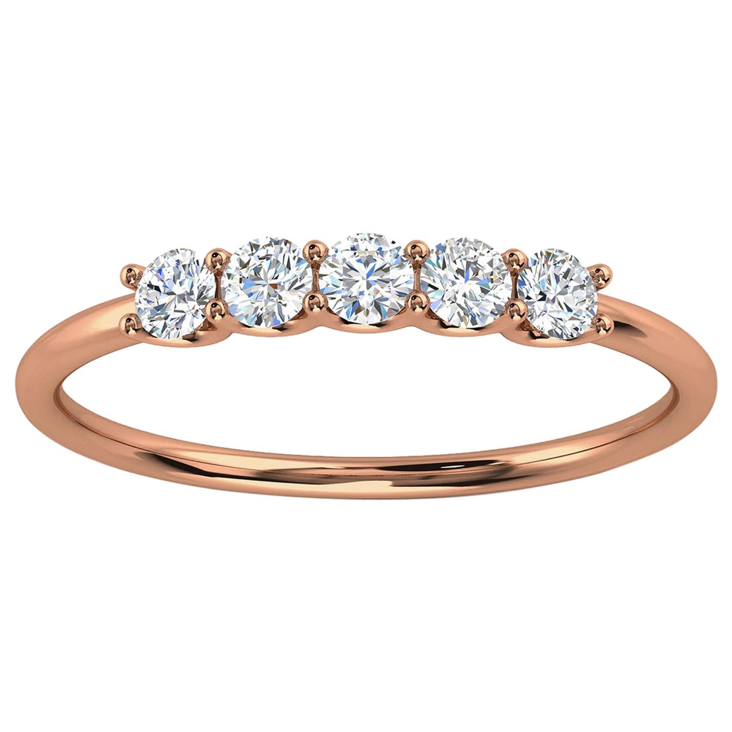 18k Rose Gold Sevilla Diamond Ring '1 Ct. Tw' For Sale at 1stDibs