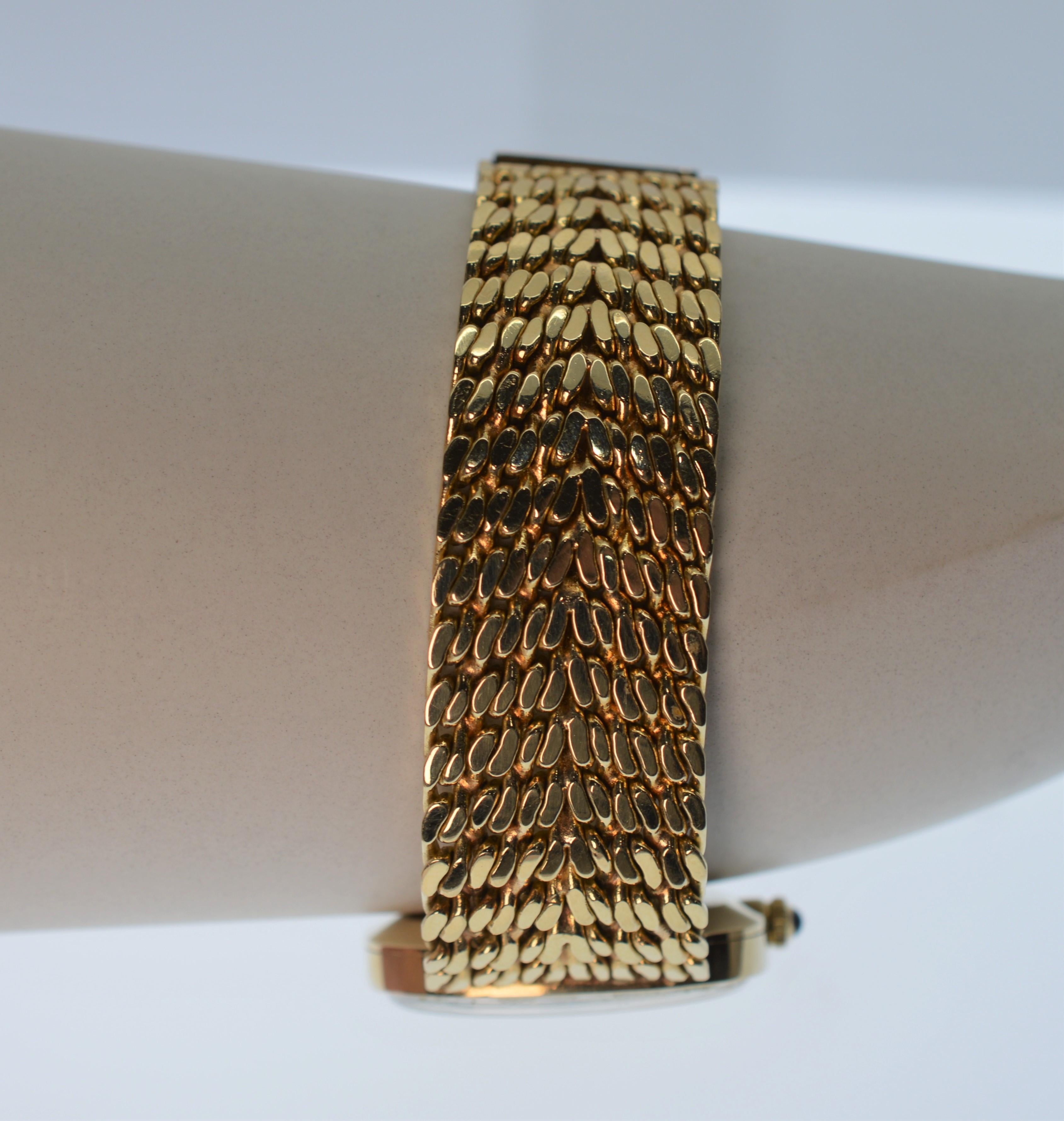 18K Tiffany Yellow Gold Swiss 17J Mechanical Watch For Sale at 1stDibs ...