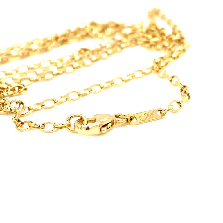 18k Tri-Color Gold Rock Crystal Necklace For Sale at 1stDibs