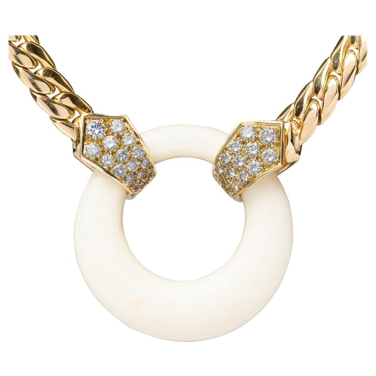 18K Vintage Van Cleef Arpels Necklace at 1stDibs