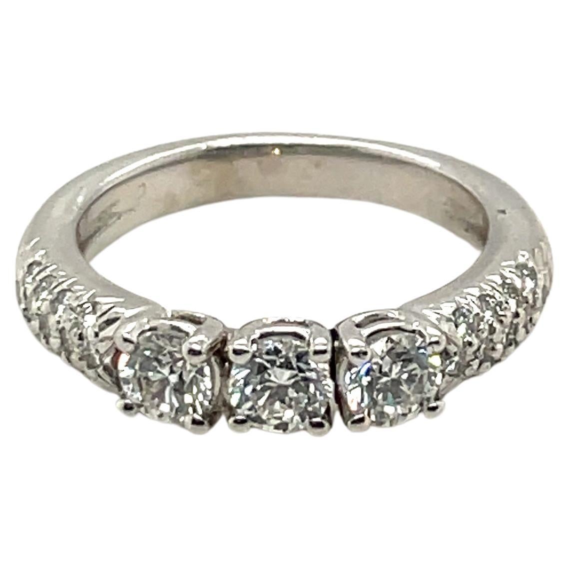 Customizable Amazing 18k White Gold Engagement Ring with 4.21ct ...