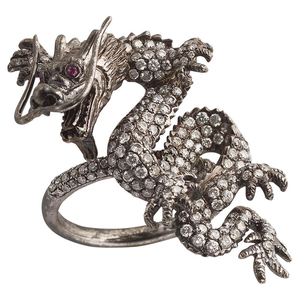 Gold Dragon Ring at 1stDibs | dragon ring gold, gold dragon rings