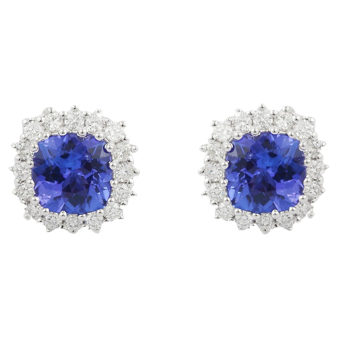 Oro Trend 18k Gold 0.45 Carat Diamond, Amethyst and Purple Sapphire ...