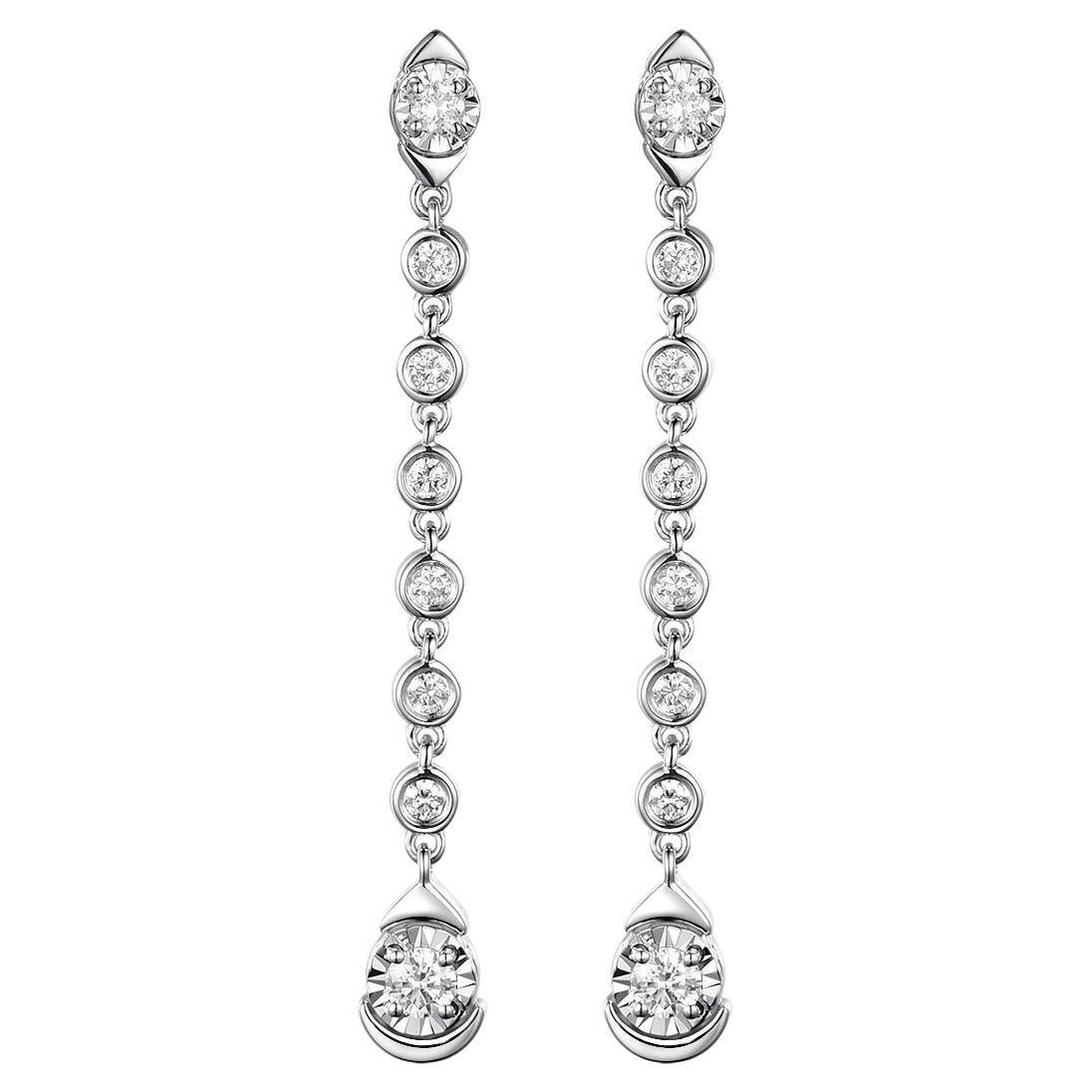 Demner 18K Yellow Gold Diamond Sea Shell Earrings For Sale at 1stDibs