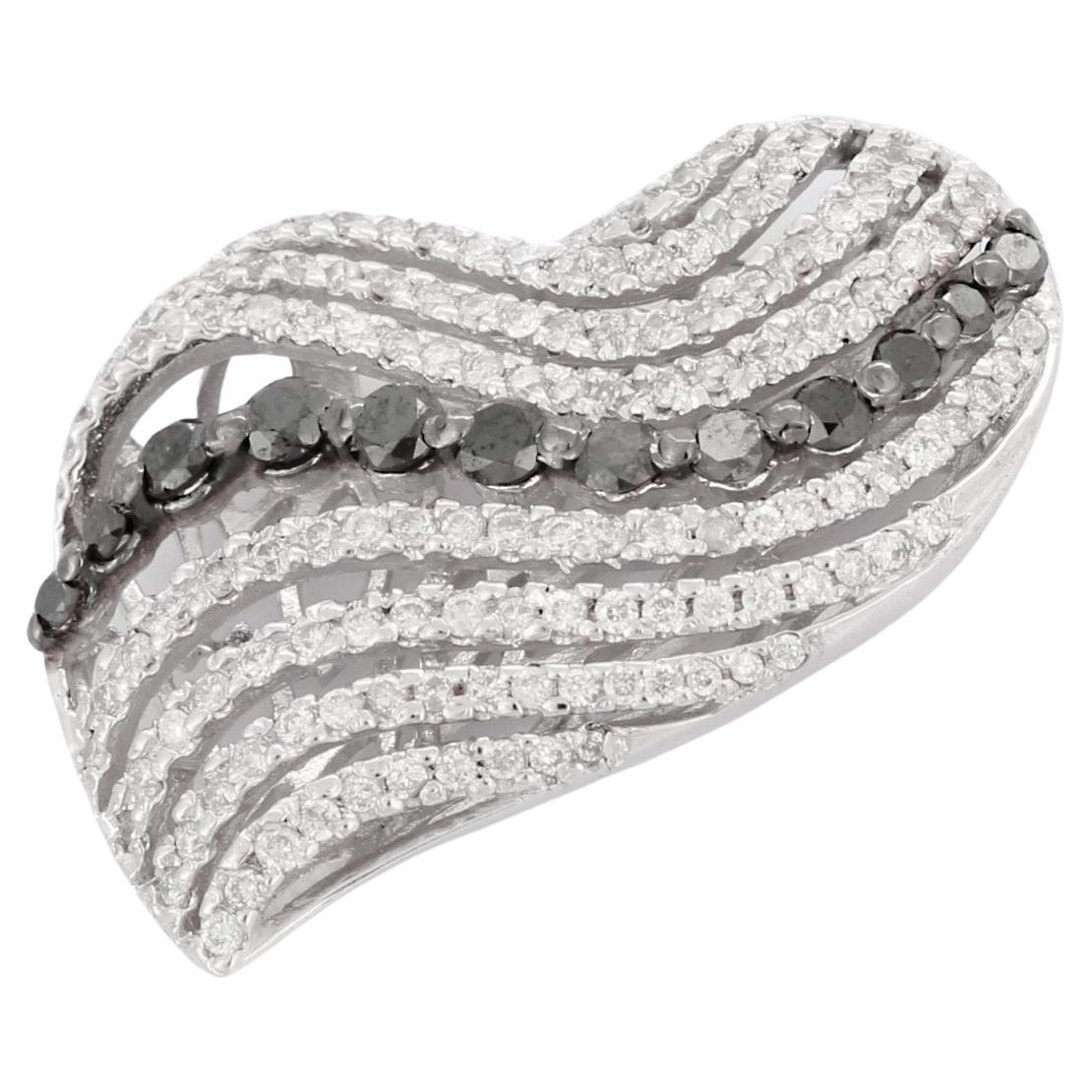 Gold Diamond Wave Necklace For Sale (Free Shipping) at 1stDibs