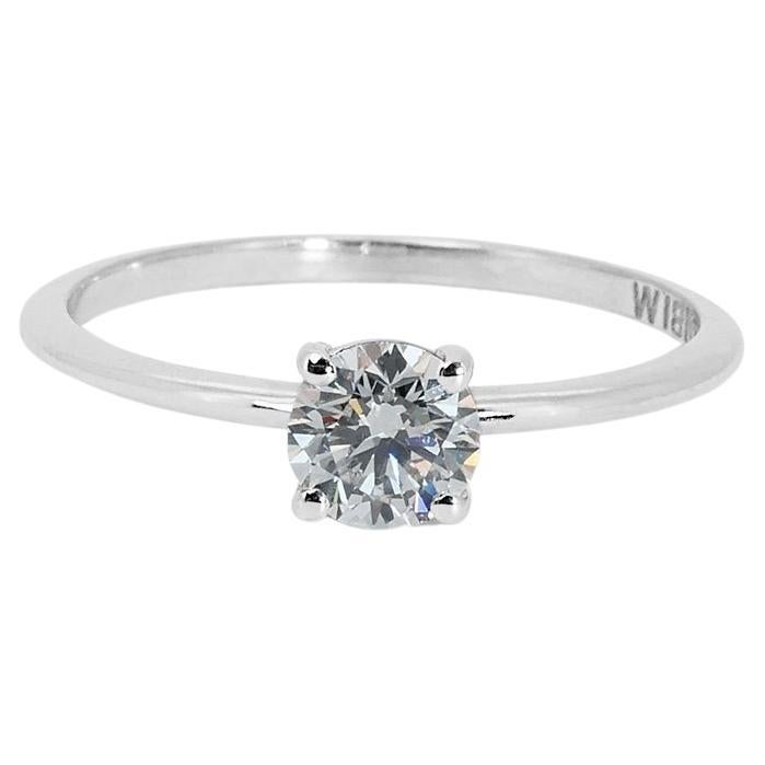 IGI Certified 5 Ct of Diamond on Solitaire Ring For Sale at 1stDibs