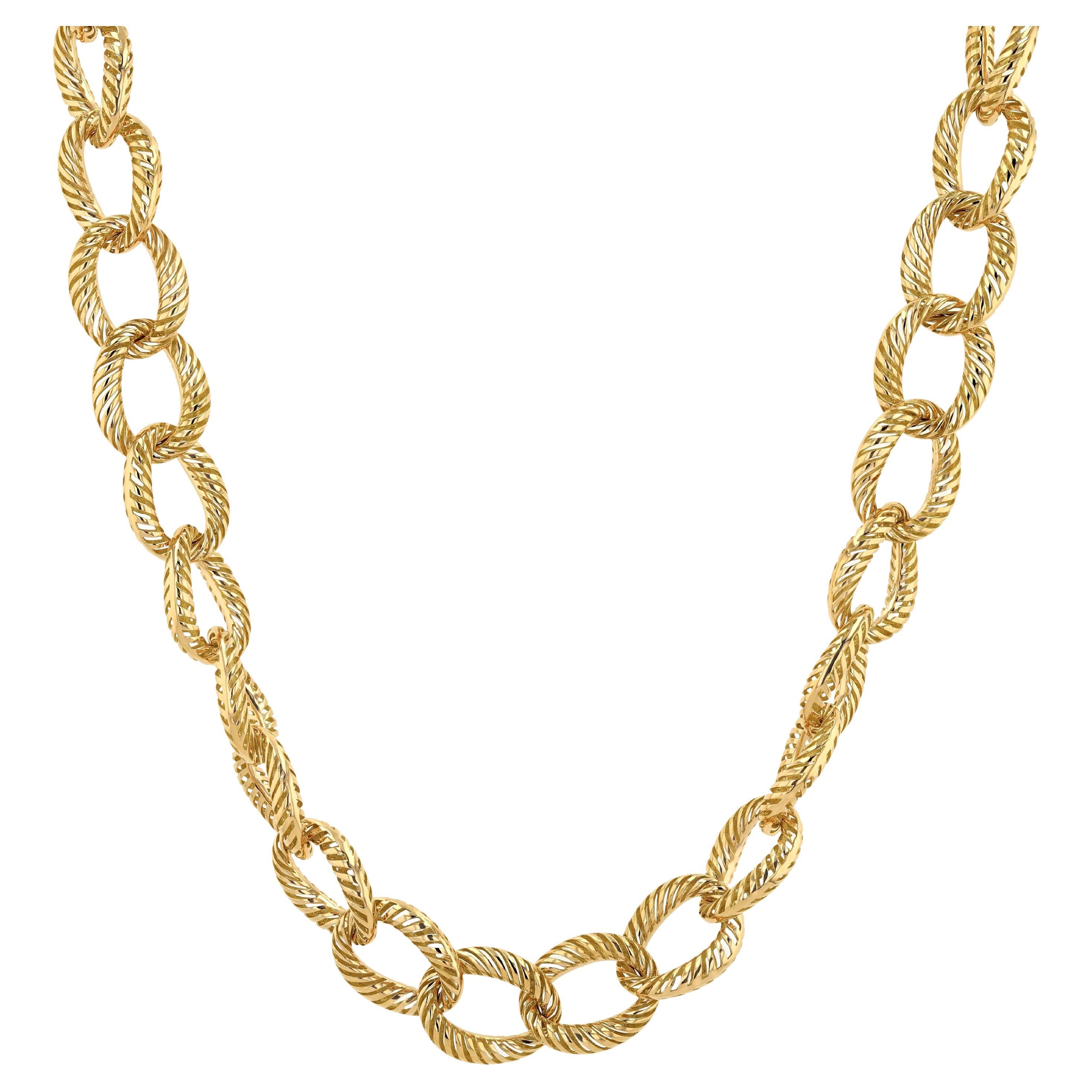 Heart Chain Necklace 18 Karat Yellow Gold For Sale At 1stDibs Gold heart-chain-necklace-18-karat-yellow-gold-for-sale-at-1stdibs-gold
