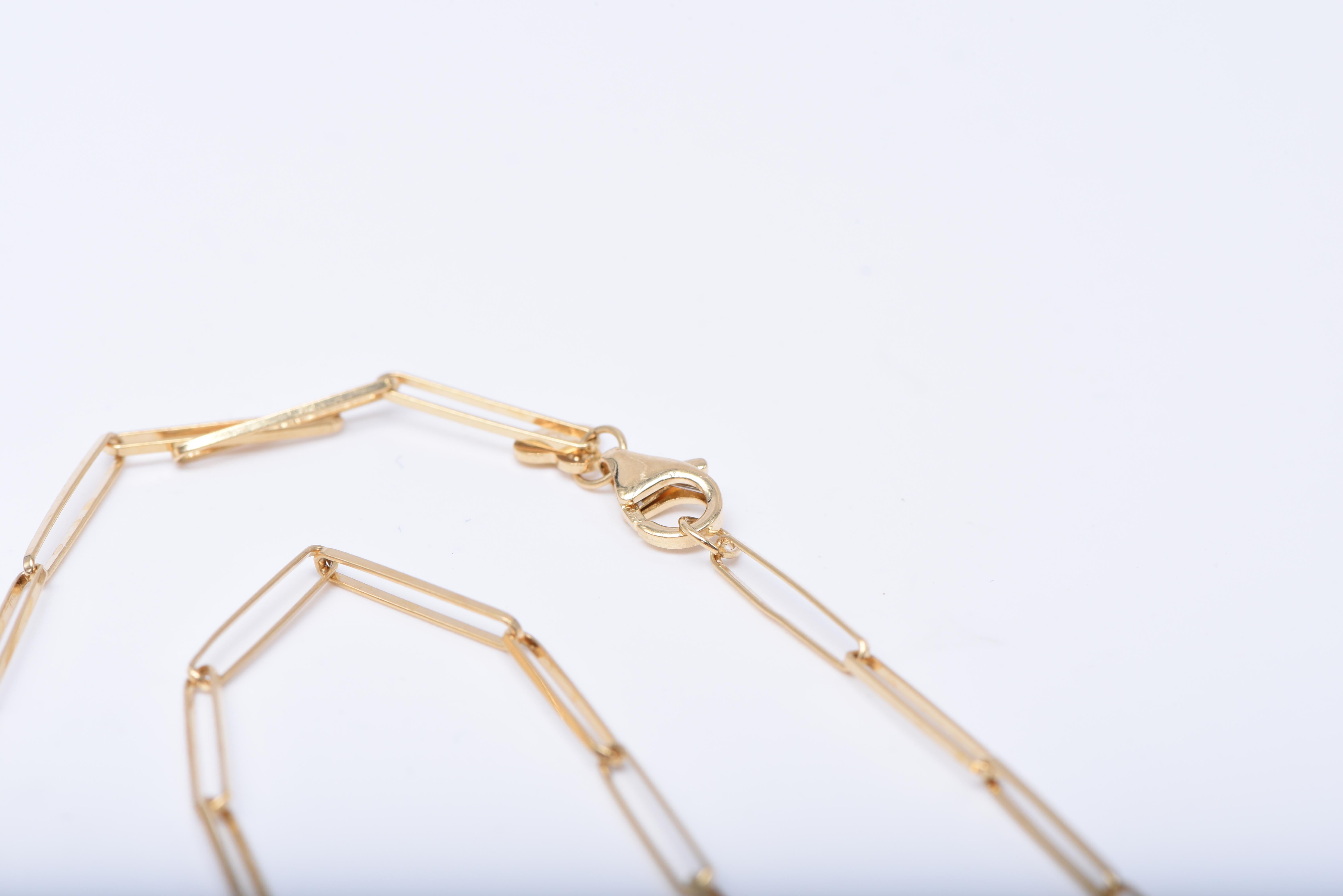 18K Yellow Gold Chain For Sale at 1stDibs