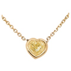 18K Yellow Gold Ladies Chain With Key Pendant For Sale at 1stDibs