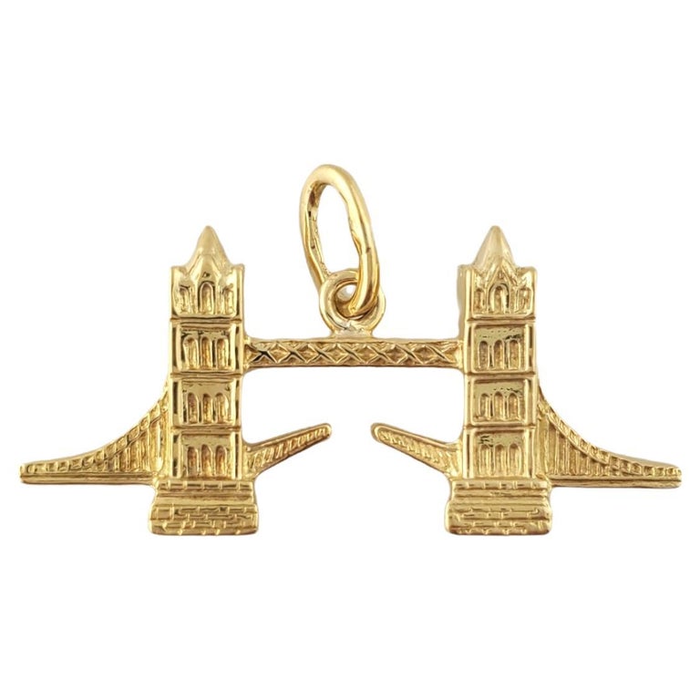 18K Yellow Gold London Bridge Charm at 1stDibs