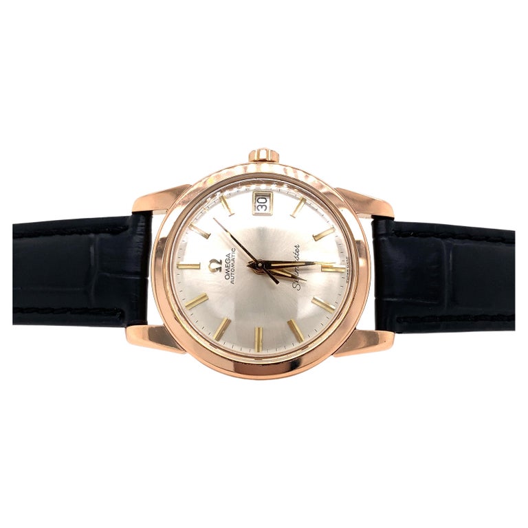 18K Yellow Gold Men's Vintage Omega Seamaster. Automatic Movement For ...
