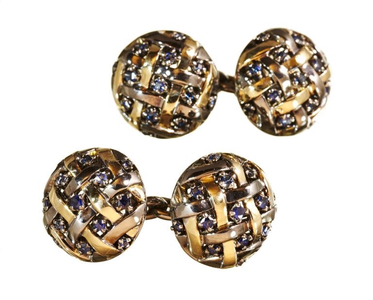 18 Karat Yellow Gold Rhodium Silver Sapphires Amethyst Rubies Citrin ...