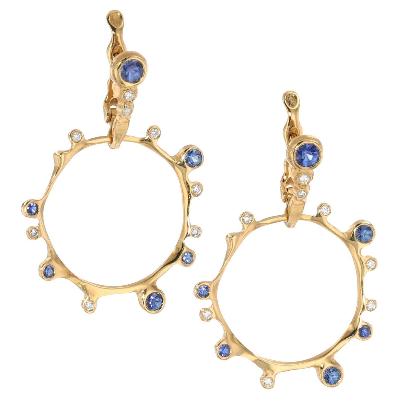 18K Yellow Gold Necklace with 342 Brown Diamonds by Audrius Kruli For ...