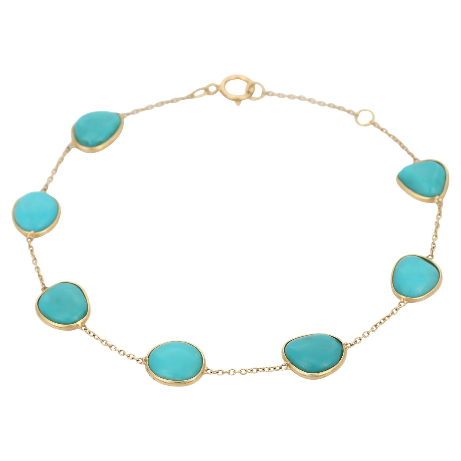 Contemporary 18K Yellow Gold Pink Garnet and Citrine Triple Chain Grain ...