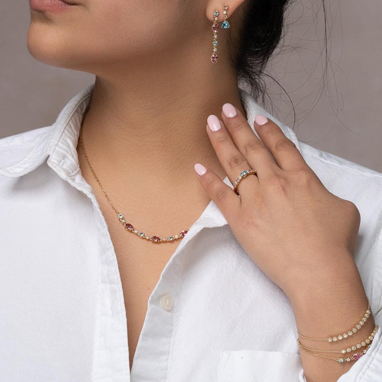 18K Yellow Gold Vermeil Gemstone Ring For Sale at 1stDibs