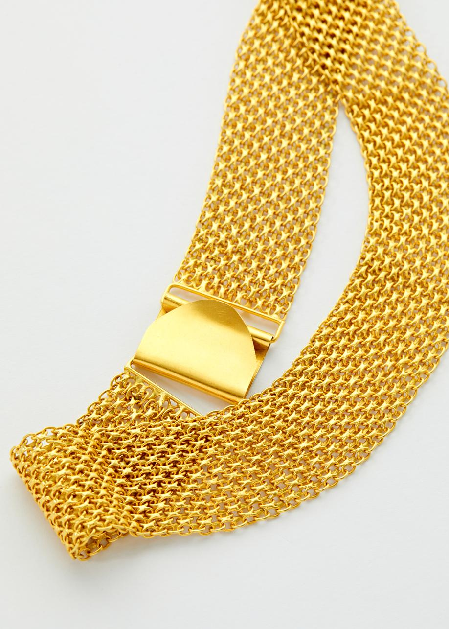 18kt Colombian Gold Together Forever Chain Necklace For Sale at 1stDibs