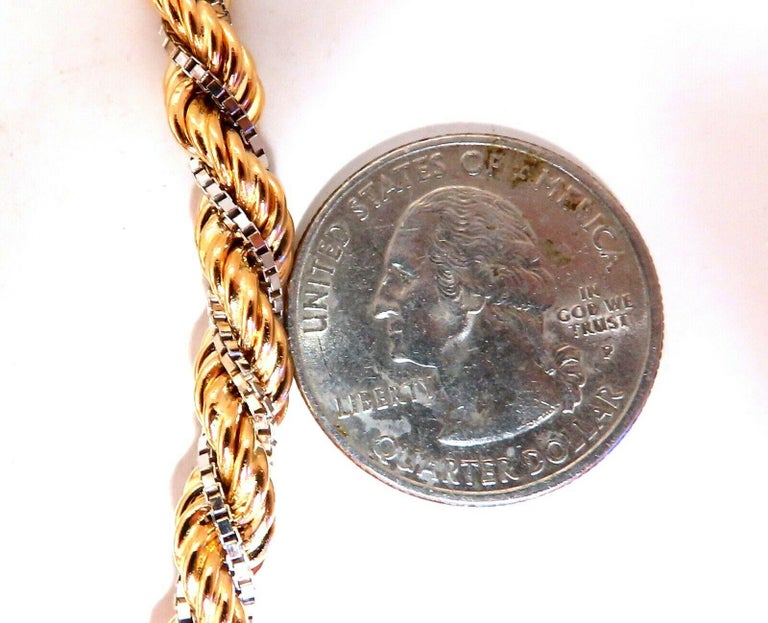 18 Karat Gold Rope Chain 40gm For Sale at 1stDibs | 40gm gold chain