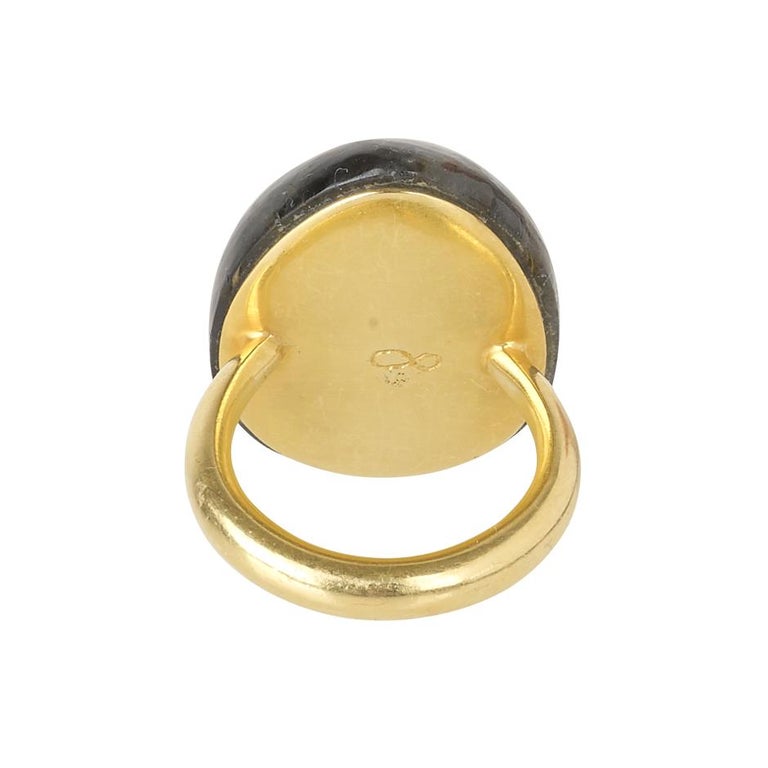18kt Gold Sweetie Ring, Labradorite For Sale at 1stDibs