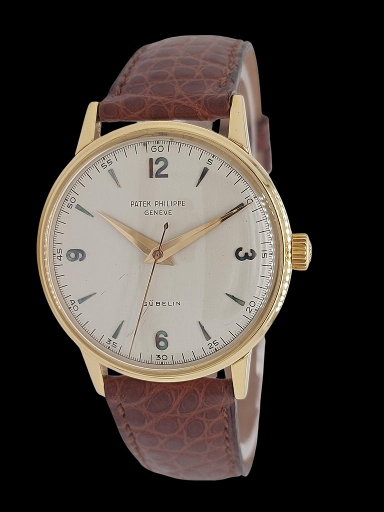18kt Patek Philippe Calatrava Gubelin Manual Winding Ref. 3411, Cal ...