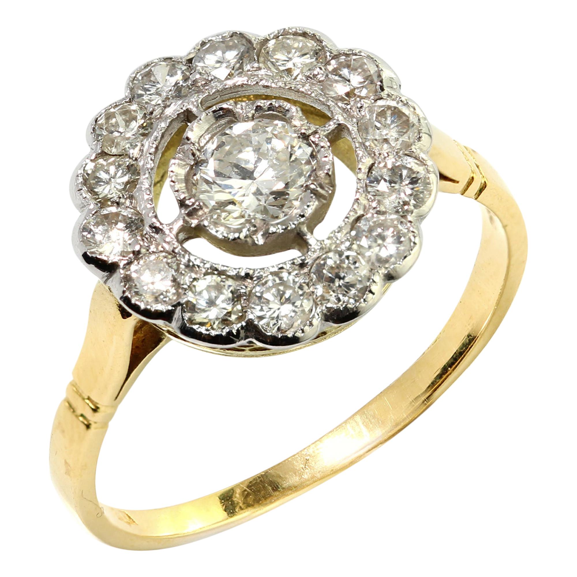 Chanel Matelasse Diamond Yellow Gold Ring at 1stDibs | chanel matelasse ...
