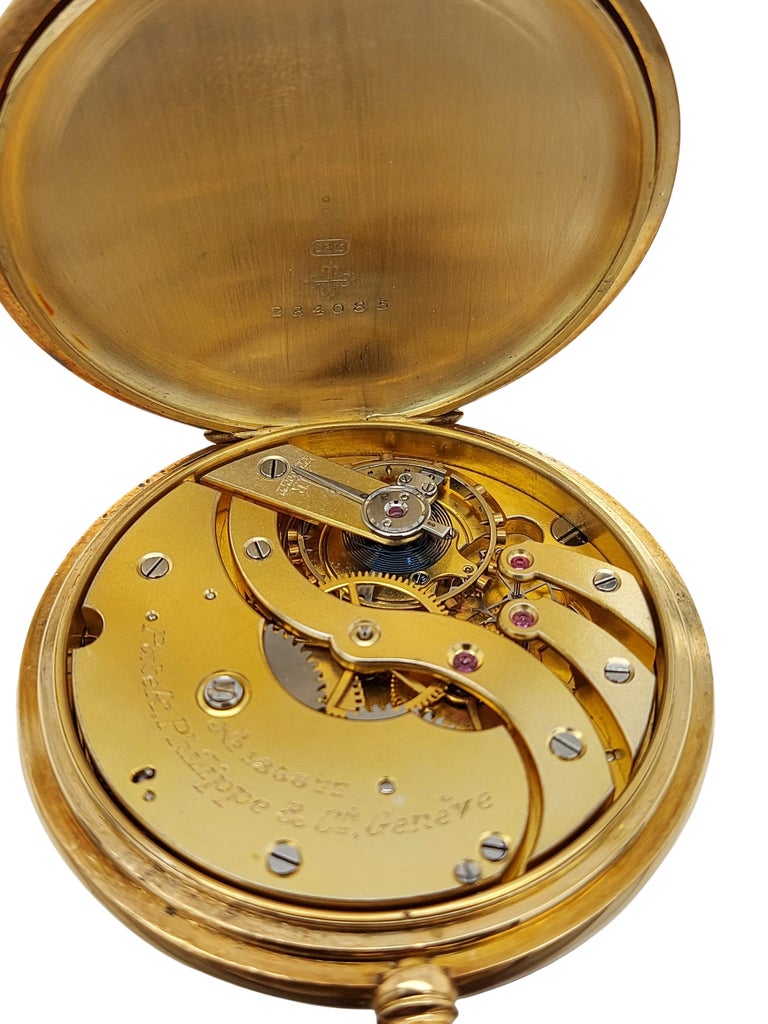 18kt Yellow Gold Patek Philippe and Cie Savonette / Hunter Case Pocket ...