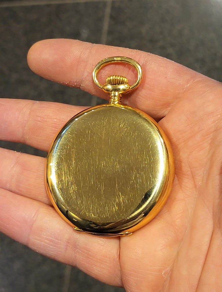 18kt Yellow Gold Patek Philippe and Cie Savonette / Hunter Case Pocket ...