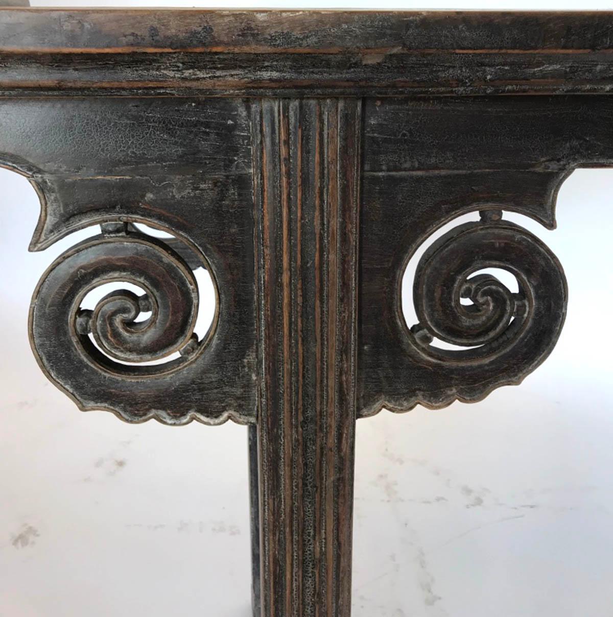 18th-19th Century Carved Temple Altar Table at 1stDibs