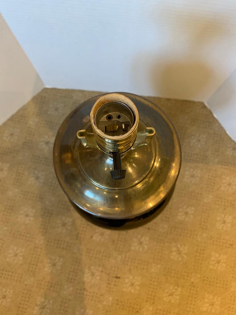 18th-19th Century Chinese Black Mirror Porcelain Vase as Lamp at 1stDibs