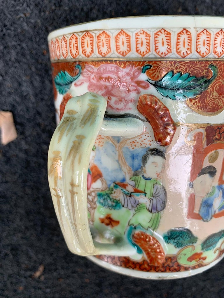 18th-19th Century Chinese Export Porcelain Mug with Applied Handle ...