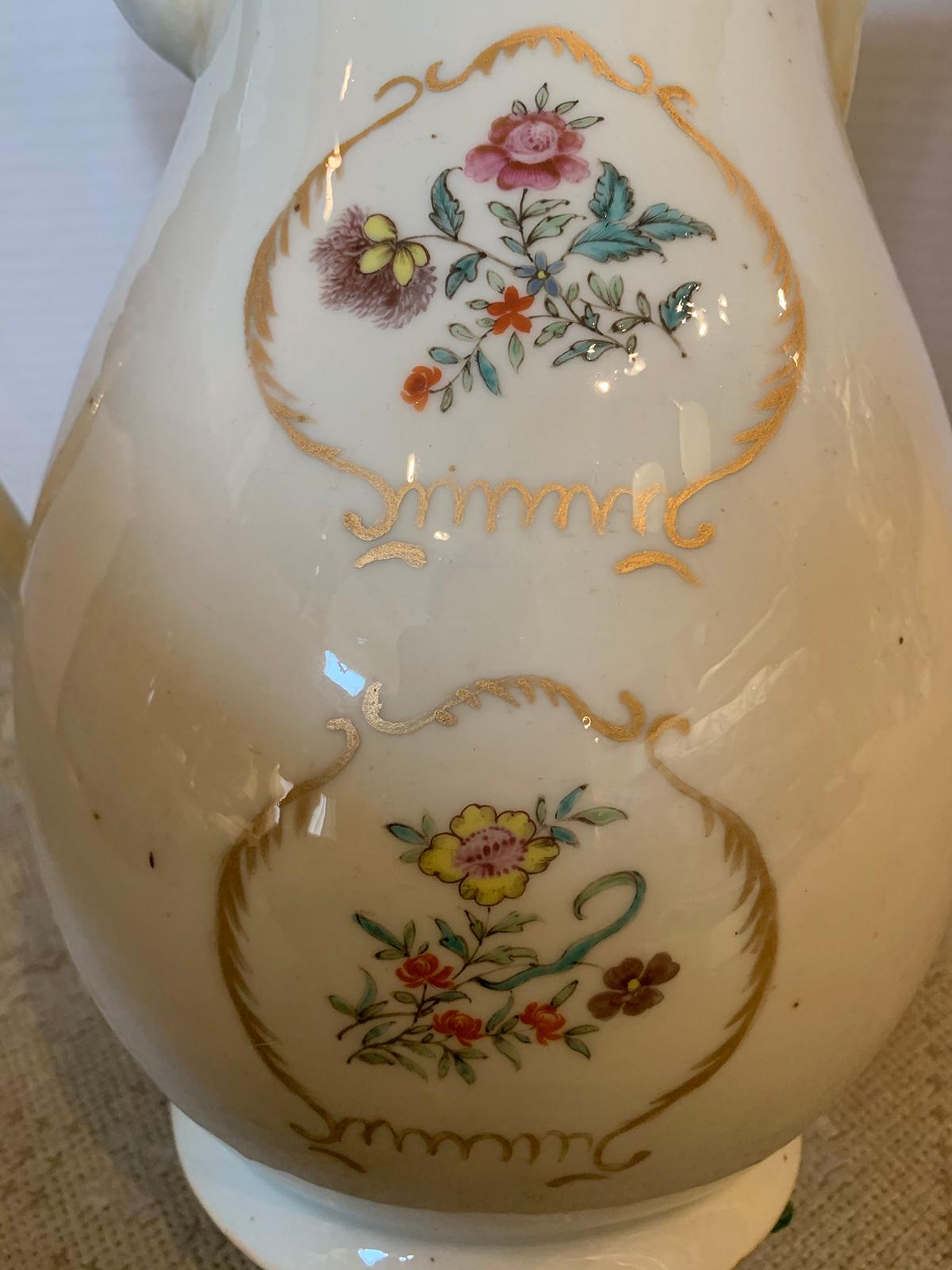 18th-19th Century Chinese Export Porcelain Pitcher, Unmarked For Sale ...