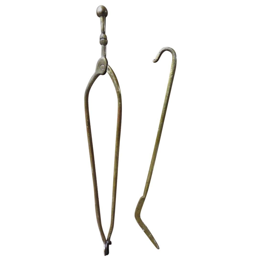 Antique Dutch Fireplace Tools or Fire Tools, 18th/19th Century For Sale ...
