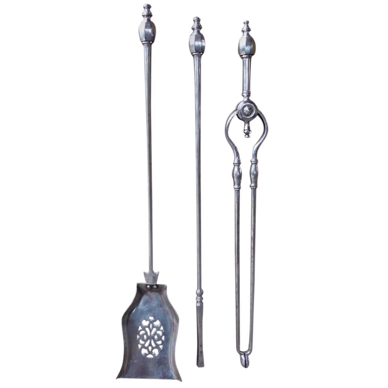 18th-19th Century Dutch Fireplace Tools or Fire Tools For Sale at 1stDibs