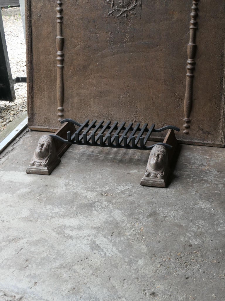 18th-19th Century French Fire Grate, Fireplace Grate For Sale at 1stDibs