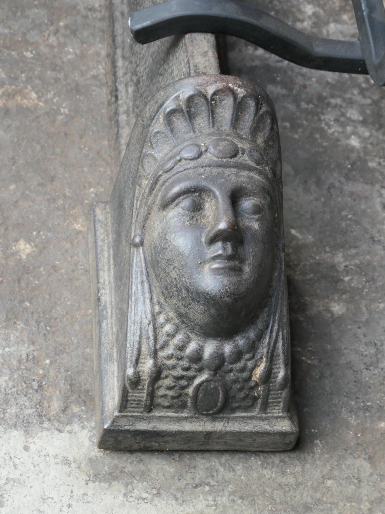 18th-19th Century French Fire Grate, Fireplace Grate For Sale at 1stDibs