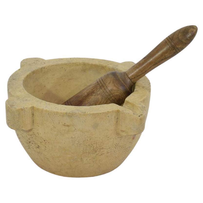 18th-19th Century, French Limestone Mortar at 1stDibs