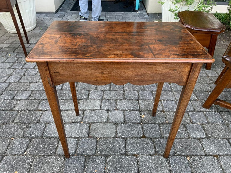 18th-19th Century French Provincial Rectangular Side Table with ...