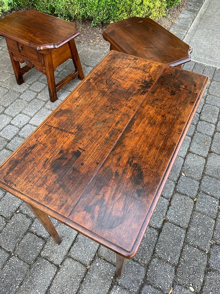 18th-19th Century French Provincial Rectangular Side Table with ...