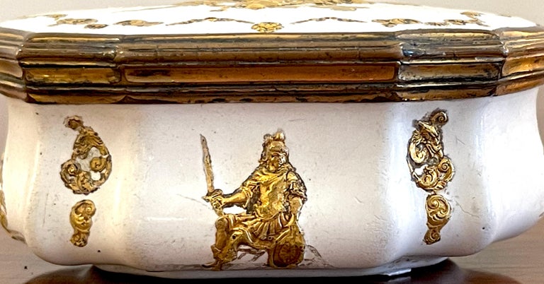 18th C Allegorical Gilt Enamel Snuff Box, Atrib Fromery Workshop For ...