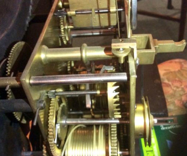 18th C Antique Longcase Grandfather Mahogany Tidal Dial Clock by James ...